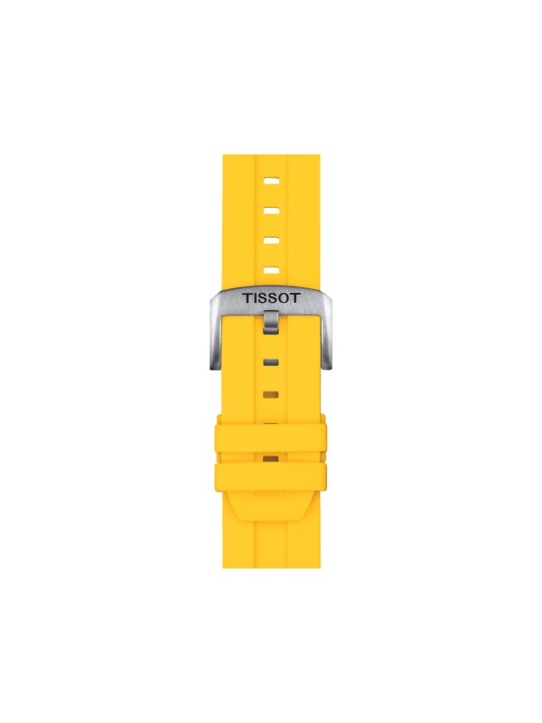 TISSOT Tissot official yellow silicone strap lugs 22 mm T852047916