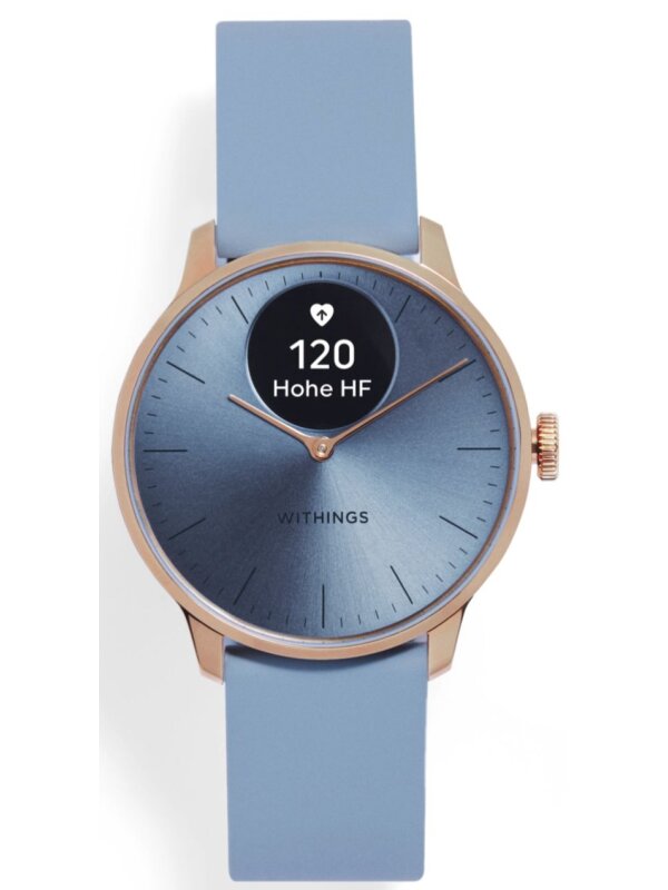 WITHINGS Scanwatch Light - Rosé Light Blue 37mm HWA11model2AllInt